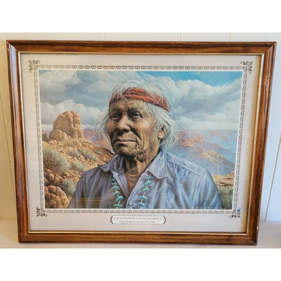 Art | Alfredo Rodriguez Vinatge Indian Print Art 1977 | Poshmark